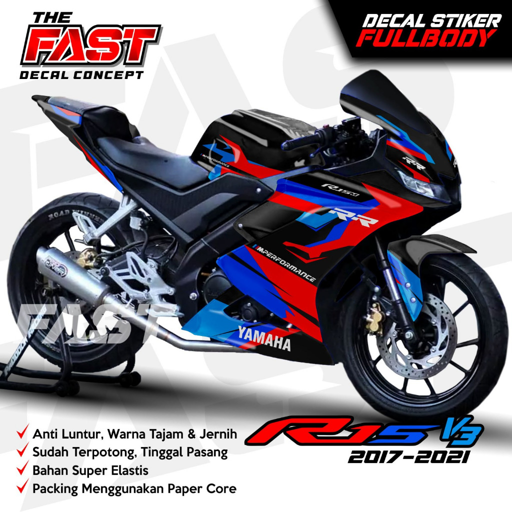 Decal R15 V3 Full Body Sticker R15 V3 Full Body Dekal R15 V3 Racing ...