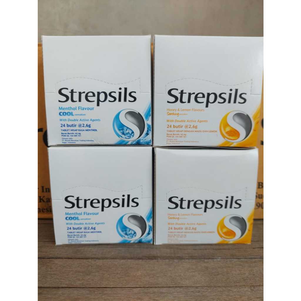 Strepsils Throat Relief Candy 1 box Contains 24 Grains // Strepsils ...