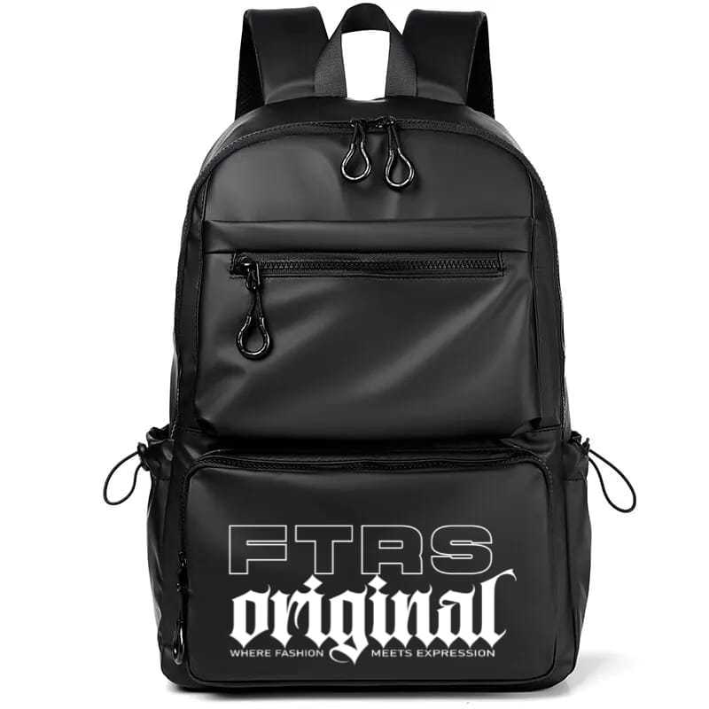 Men's College Backpack FTRS Font Original Men's Backpack Aesthetic ...