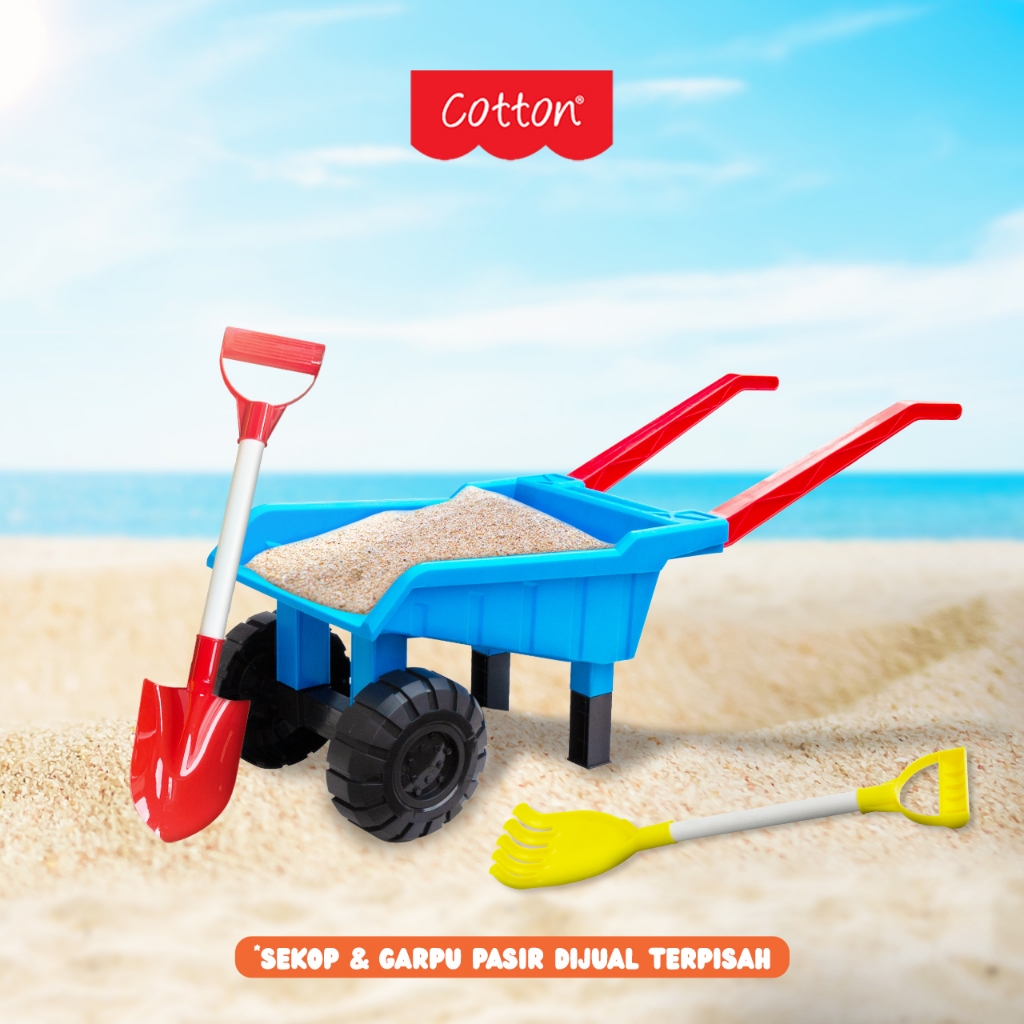Cotton Sand Cart Toys Sand Cart Children's Beach Transport Sand Cart ...