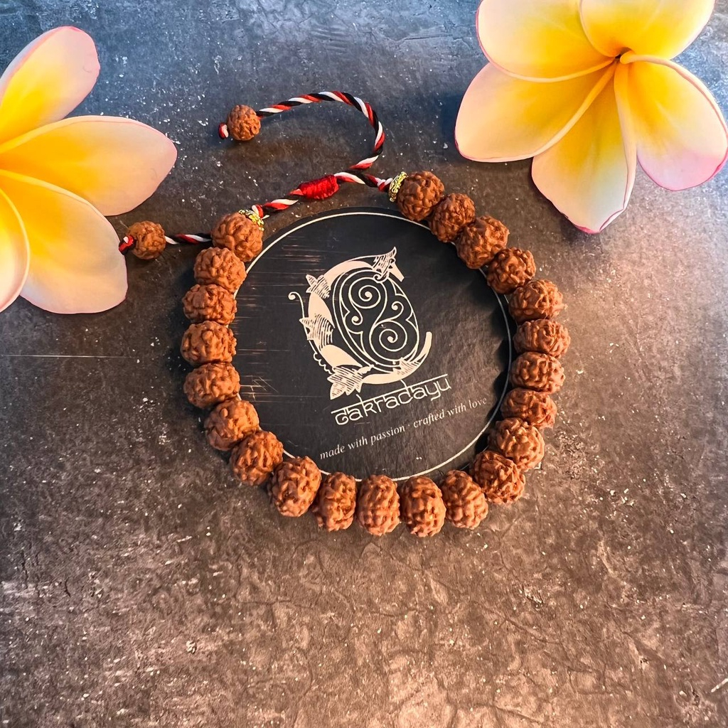 Cakradayu Original Balinese Tridatu Jenitri Genitri Rudraksha bracelet ...