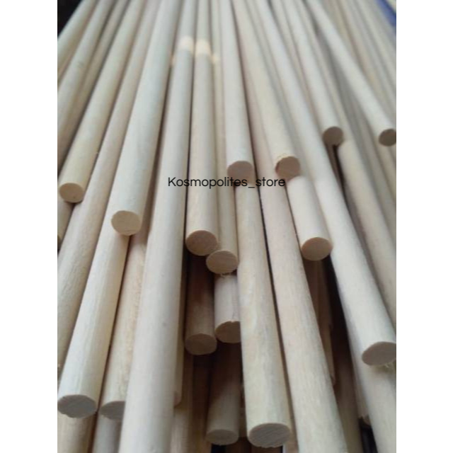 KAYU Multipurpose Wood Dowel Sticks uk 40,50,60 cm Dutch Teak Wood ...
