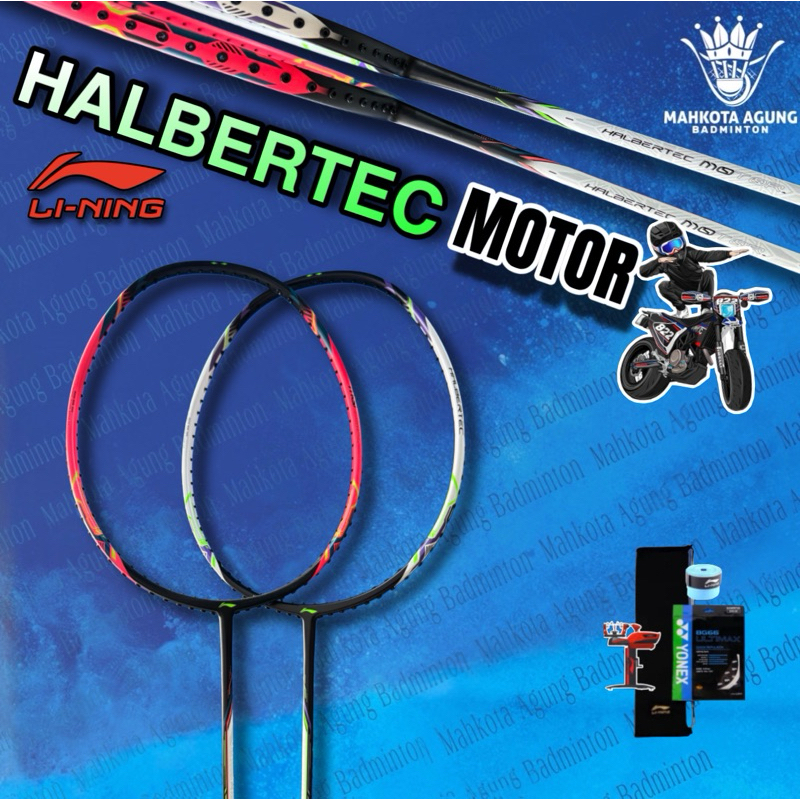 Badminton Racket LINING HALBERTEC Motorcycle ORIGINAL 3U 4U 5U | Shopee ...