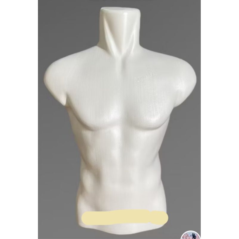 YG MANEKIN STATUE OF MEN HALF BODY CONDITION IS CRACKED AND BROKEN ...