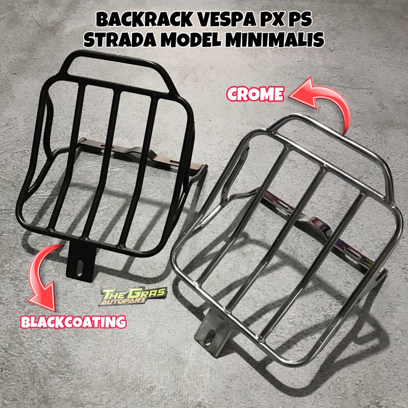 Vespa Backrack Vespa Px Backrack Vespa Px Rear Rack Vespa Backrack ...