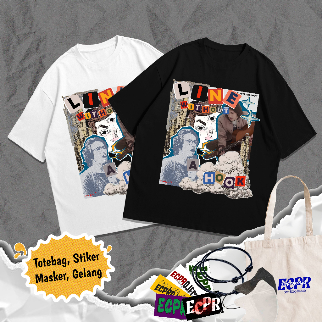 [KOMIK Version] KAOS LINE WITHOUT A HOOK - OVERSIZE COTTON COMBED ...