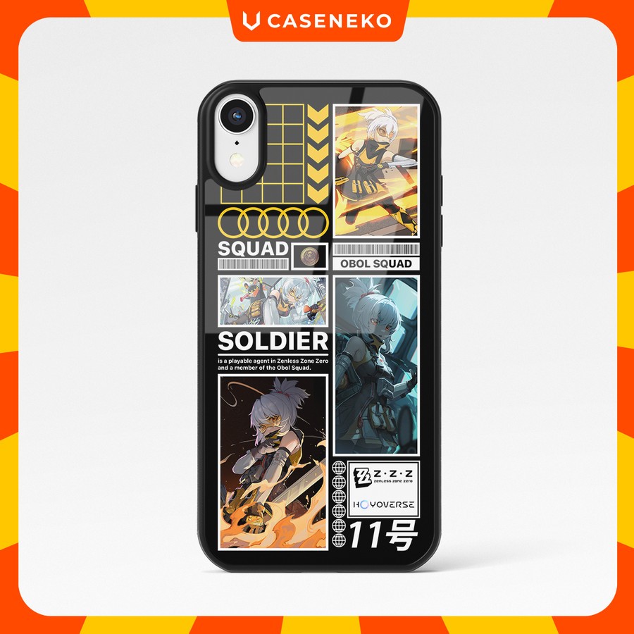 Custom Case Soldier 11 Zenless Zone Zero ZZZ Phone Casing HP 8 | Shopee ...