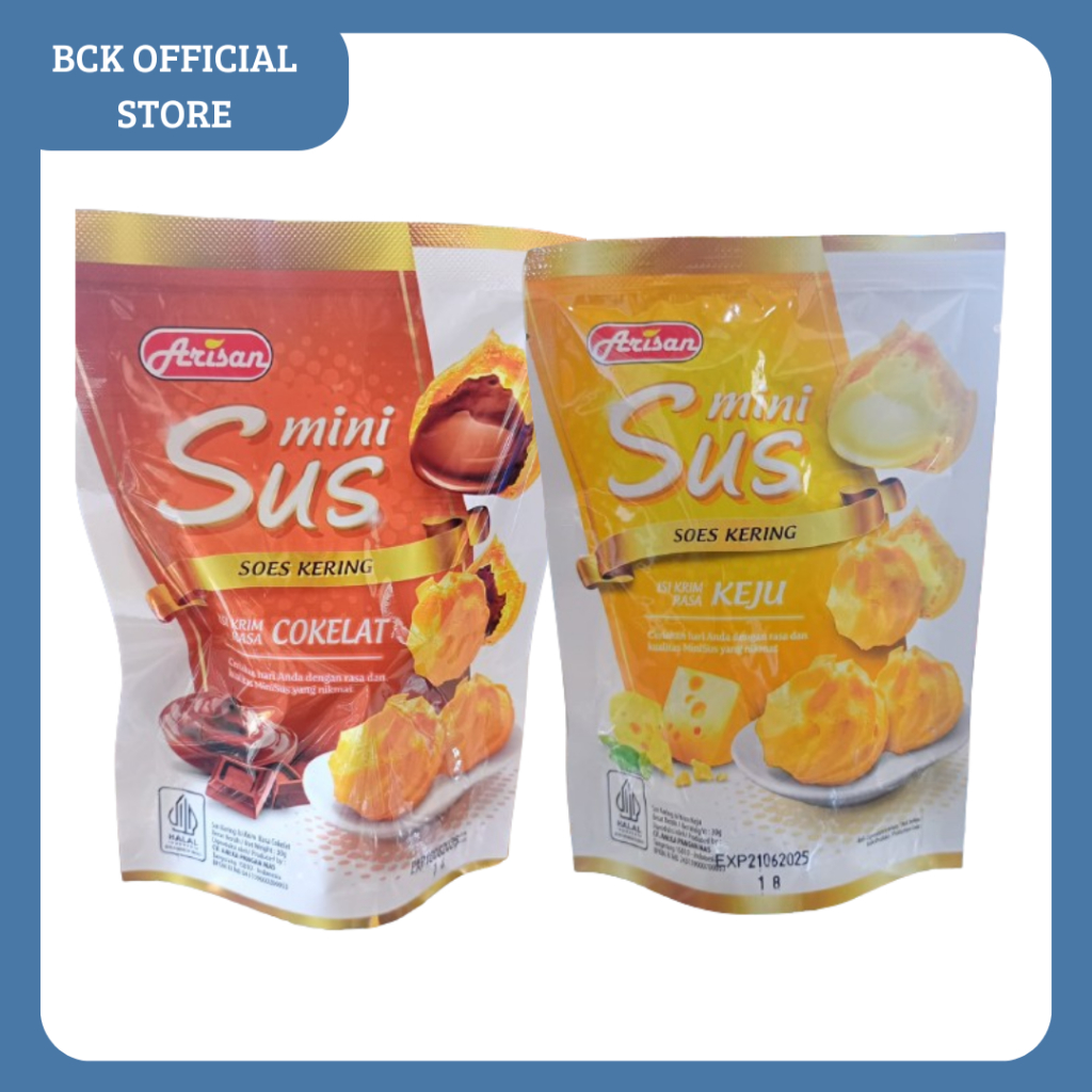 Arisan MINI SUS SOES Dry Cheese/Chocolate Flavor 30gr (pcs) | Shopee ...