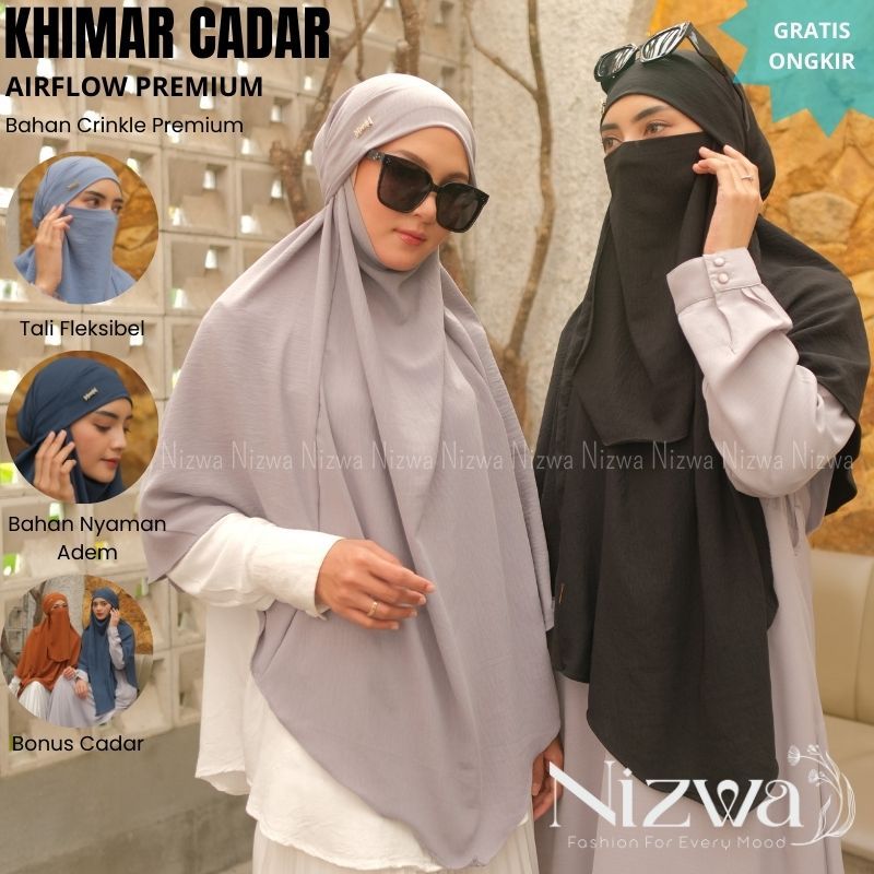 Nizwa - French Khimar Rope Veil (Umrah Hijab Multifunctional Sharia ...