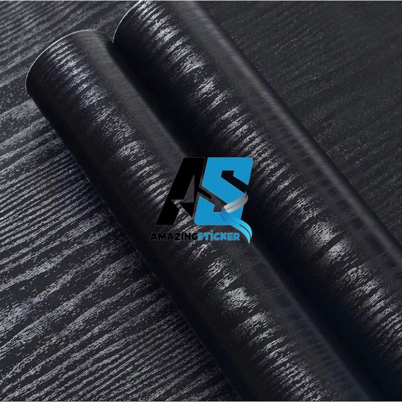 HITAM KAYU Black Wood Grain Motif Wall Wallpaper Wood Sticker Wooden ...