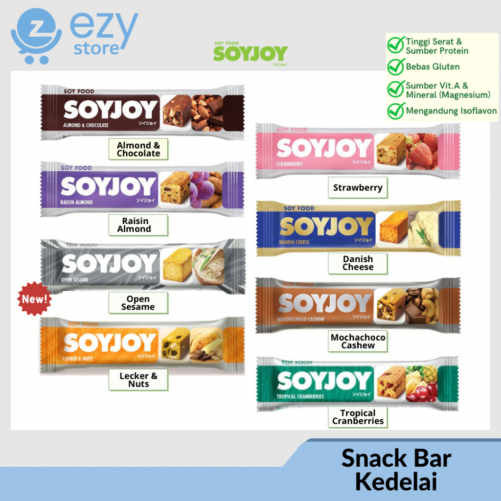 Soyjoy Snack Bar Healthy Diet Snacks 30 grams / Gluten Free | Shopee Malaysia
