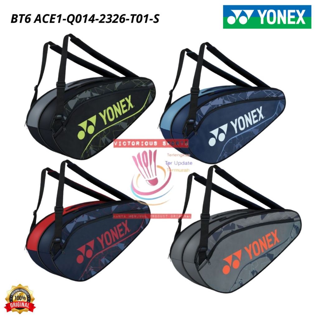 Yonex BT6 ACE1-Q014-2326-T01-S Badminton BADMINON Bag ORIGINAL | Shopee ...