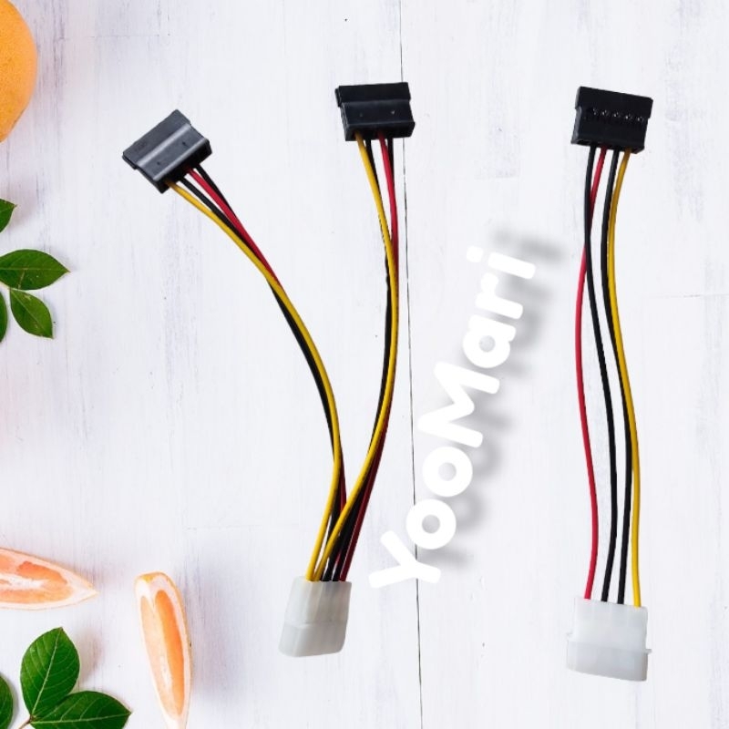 SATA Power Cable 15-Pin Adapter Converter Connector IDE/Molex/IP4/4-Pin ...