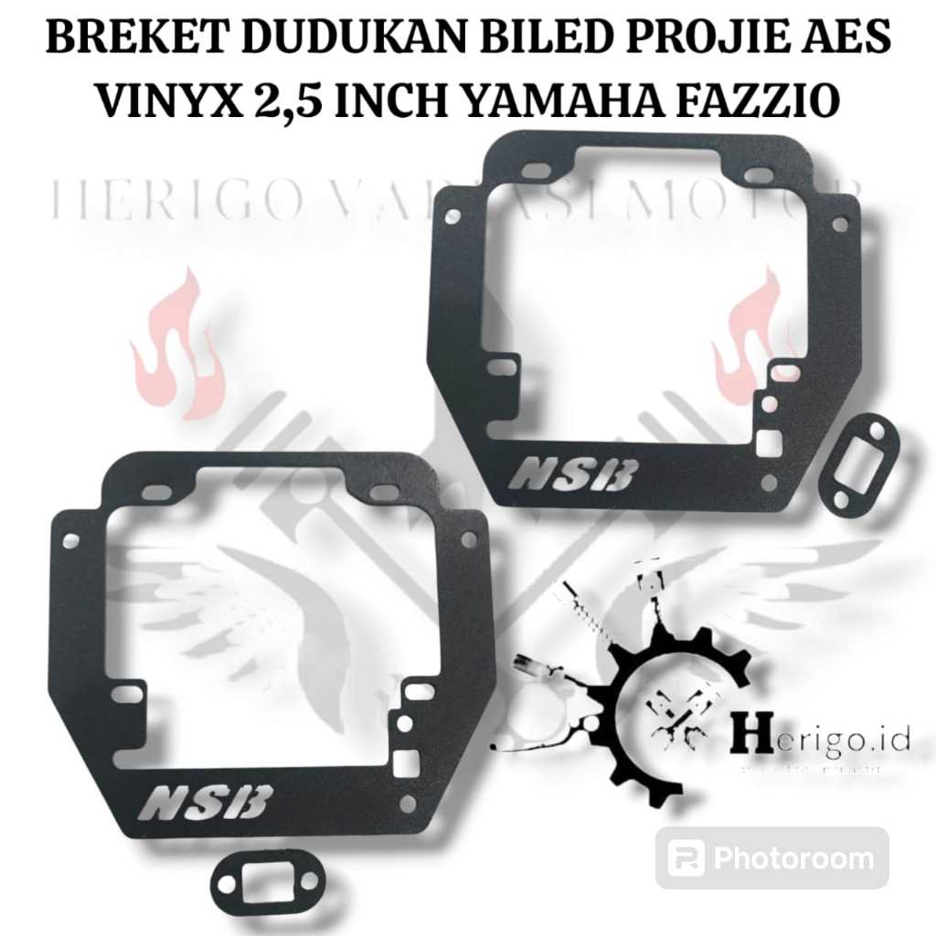 Biled BRACKET PROJIE AES VINYX PNP YAMAHA FAZZIO BILED LIGHT HOLDER ...