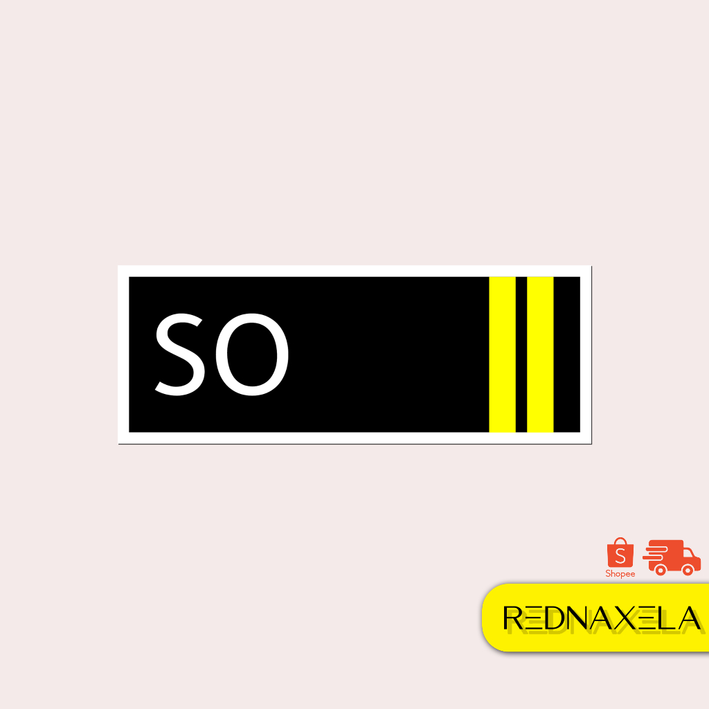 Vinyl Flight Crew Second Officer Epaulets Sticker Suitcase Sign ...