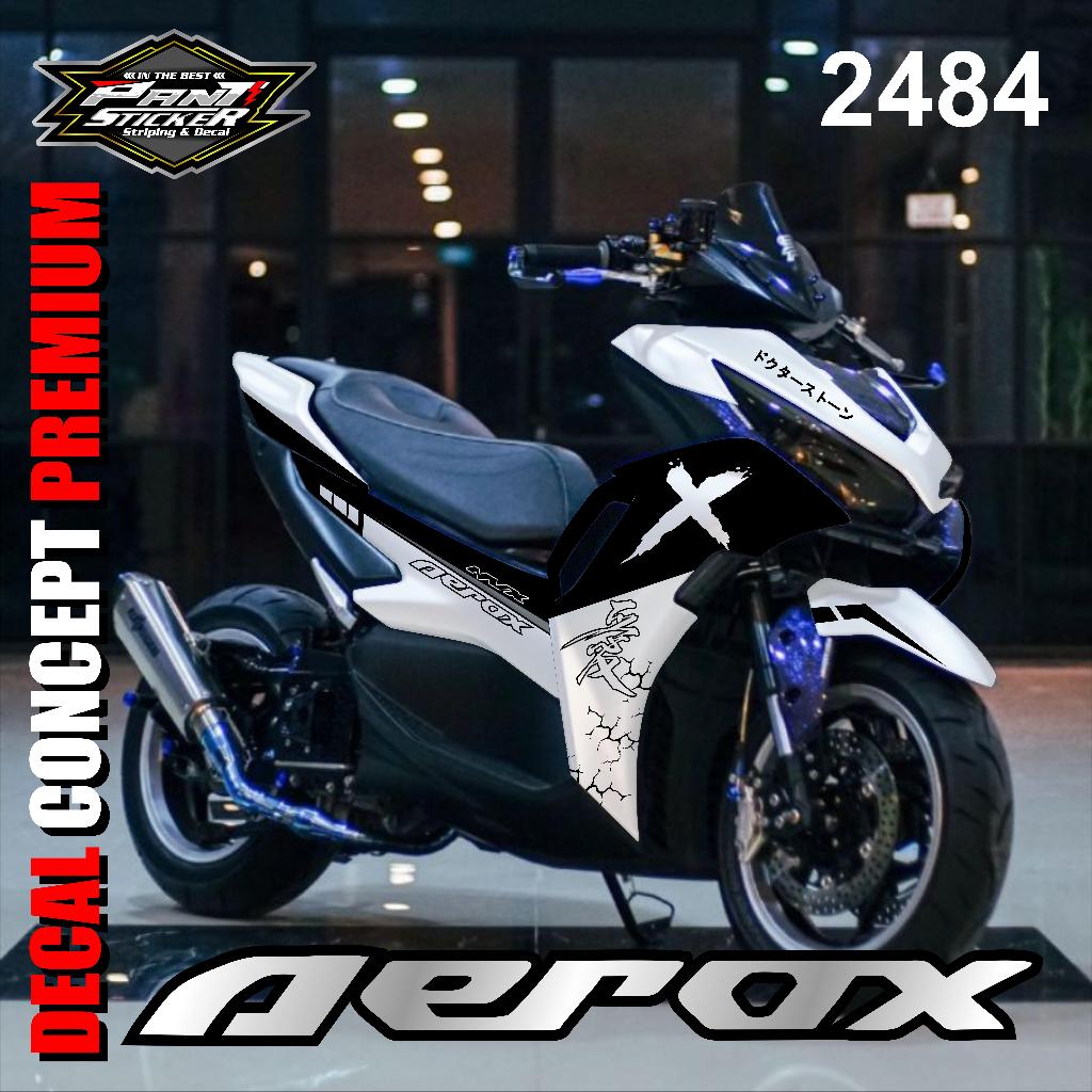 Latest - Aerox Full Body Sticker Motorcycle Sticker New Aerox Connected ...