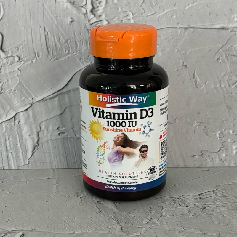 Holistic way vitamin D3 1000iu 100 tablets original singapore | Shopee ...