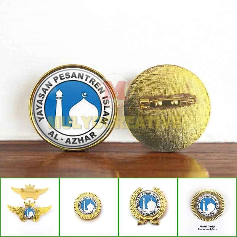 Pin Al Azhar Wing Brooch Logo Al-Azhar Cast Brass Metal | Shopee Malaysia