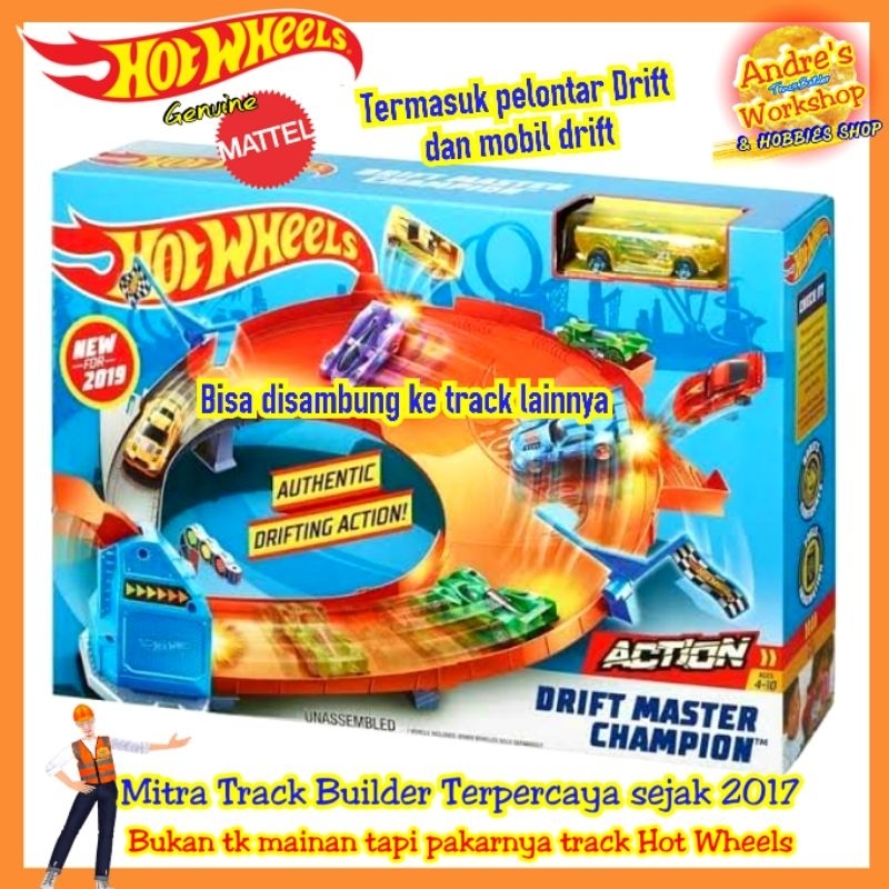 Hotwheels track Drift master champion original Hot Wheels track ...
