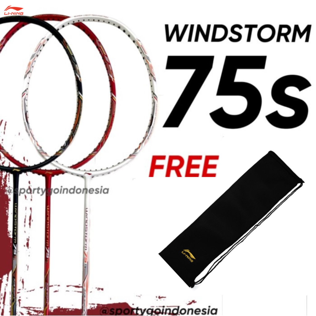 Original Windstorm 75s Lining Racket / Li-Ning WS 75 S | Shopee Malaysia