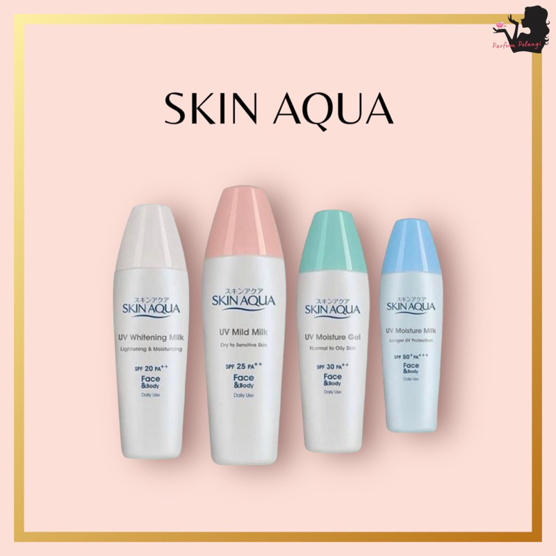 HIJAU SKIN AQUA Sunscreen - Skin Aqua Spf 50 Whitening Milk- Skin Aqua ...