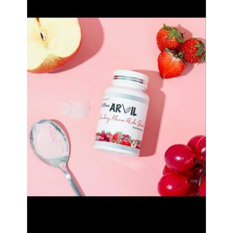Arvil GLUTA DRINK STRAWBERRY Infusion WHITENING HALAL BPOM 100 ORIGINAL ...