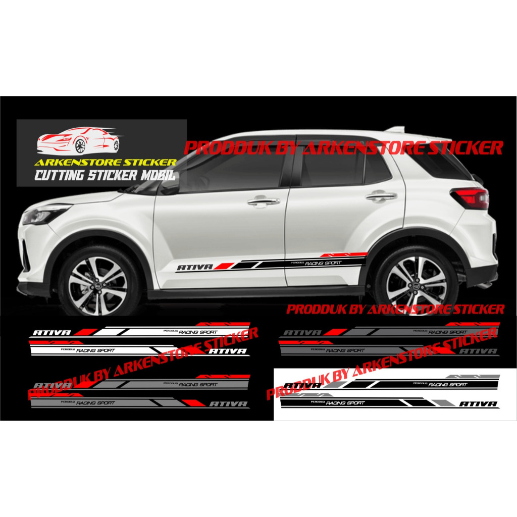 Perodua ativa Car sticker cutting ativa Car sticker | Shopee Malaysia