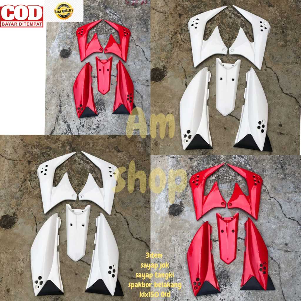Body SET KLX 150 OLD WING SEAT TANK WING REAR SPAKBOR KLX 150 SIDE ...