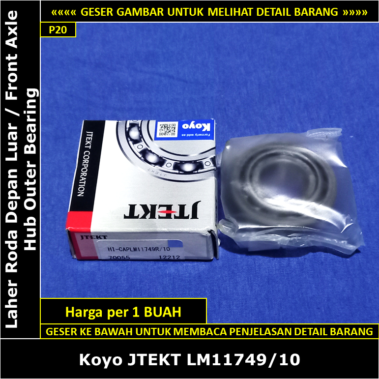 Volkswagen Safari 181/182/VW 1972-1978 Koyo Japan 11749 Front Axle Hub ...