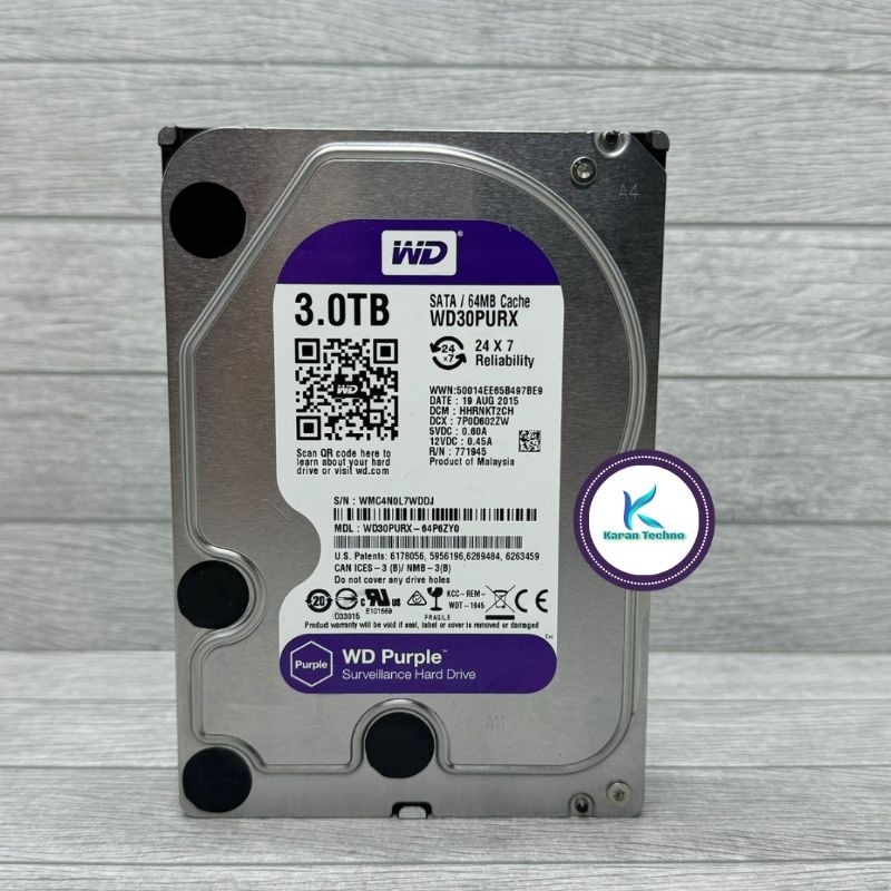 Pc/cctv Hard Disk 3TB/2TB/1TB/500GB WD 3.5 Internal HDD For PC CPU ...