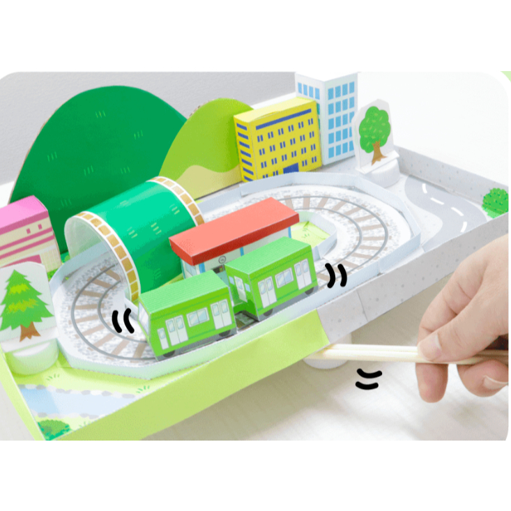 Easy SMALL CITY Diorama papercraft miniature history of world ...