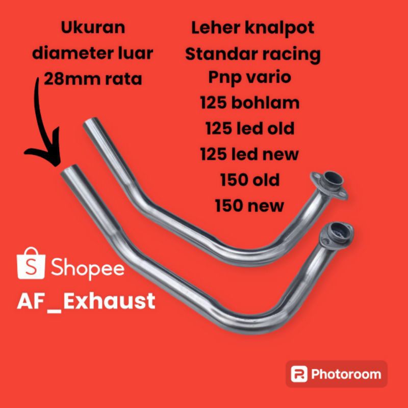 Vario 125 Vario 150 Exhaust Neck Pipe 28mm Flat Size | Shopee Malaysia