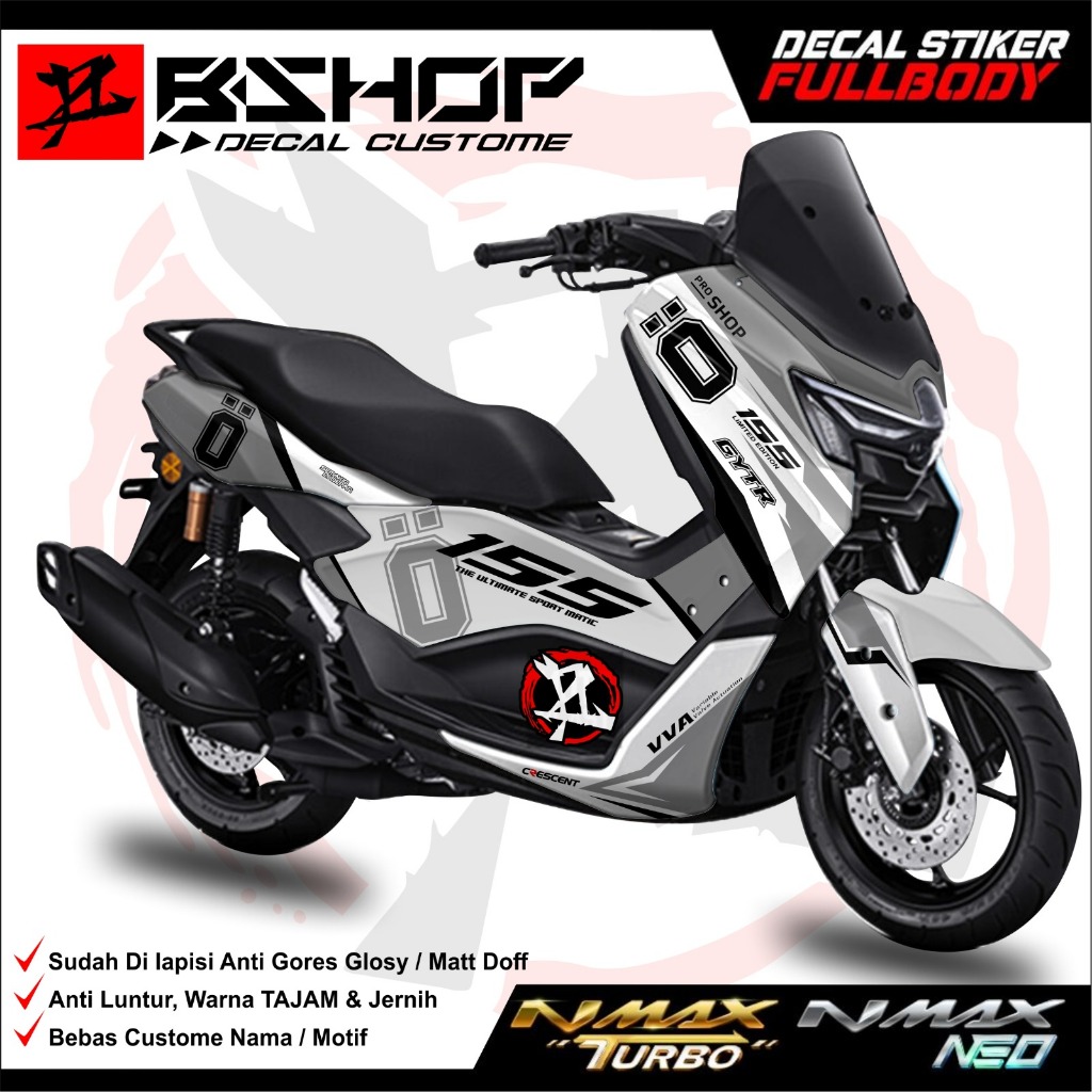 Nmax turbo full body decal Sticker, GYTR 155 variation, the latest ...