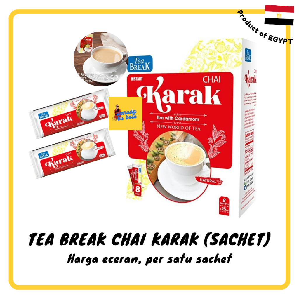 Tea Break Chai Karak Tea Chai Masala Chai Adan Instant Tea Cardamom ...
