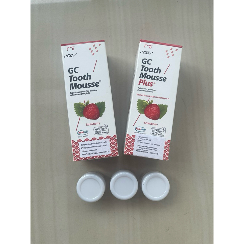 ORIGINAL GC tooth mousse tooth mousse share in jar 5 gr 5 grams regular ...