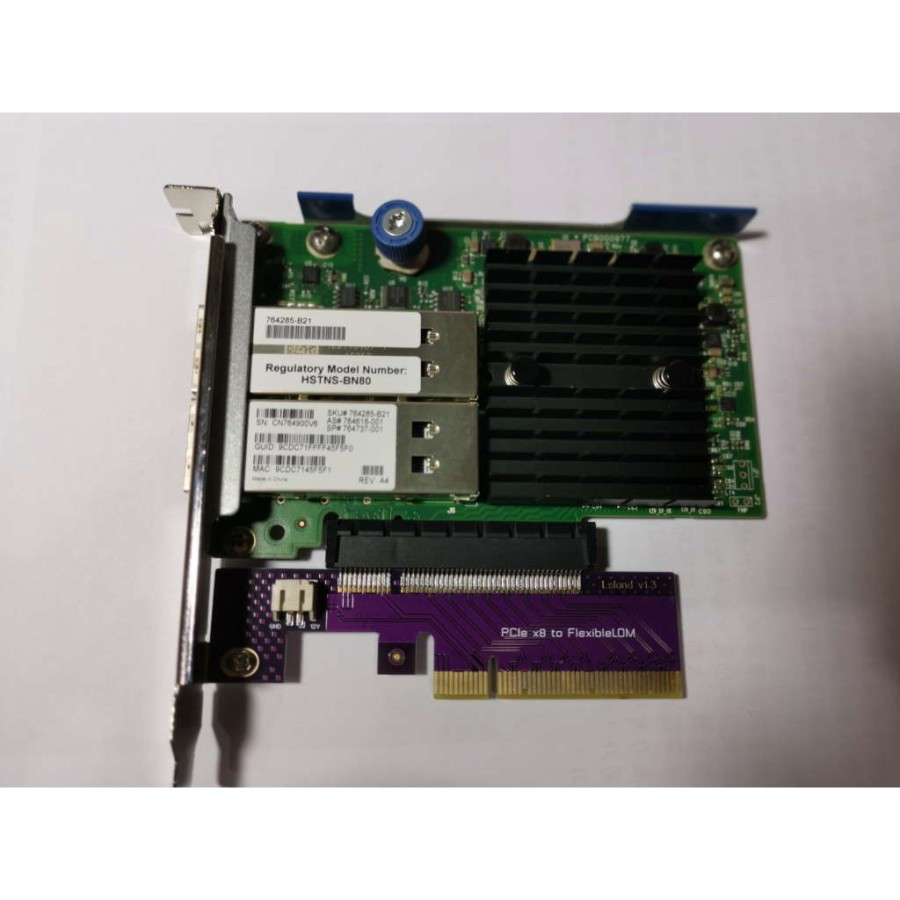 Ethernet LAN Card Dual 40 Gigabit 2 Port PCIe x8 Network Adapter QSFP+ ...