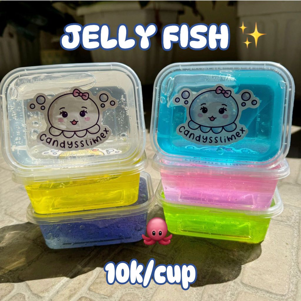 Jellyfish SLIME [CLEAR JELLY SLIME] 200 GRAM | Shopee Malaysia