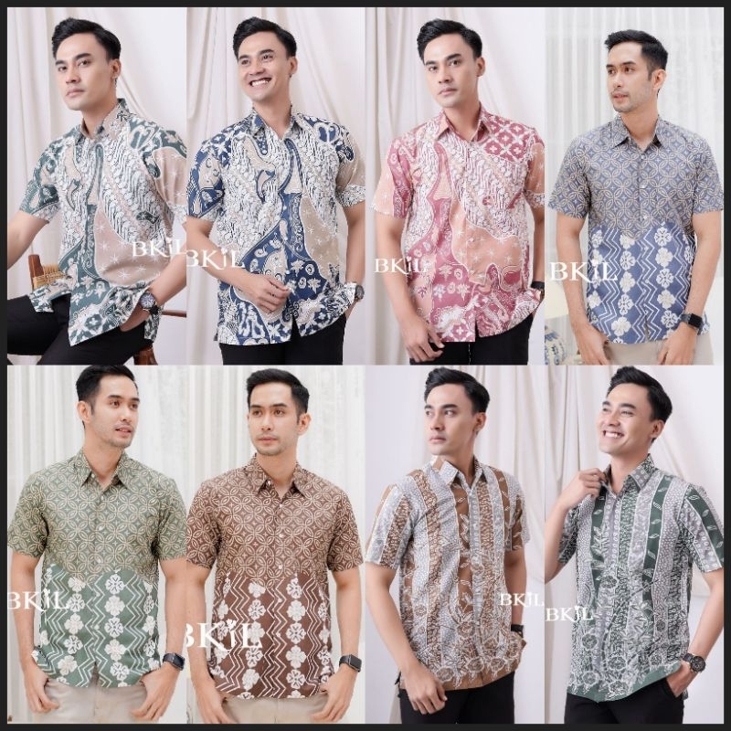 Hem Batik Men Adult soft Color soft Color Uniform Batik Men soft ...