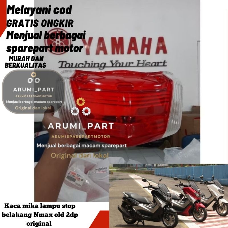 Original Yamaha Nmax old 2dp rear stop light mica glass | Shopee Malaysia
