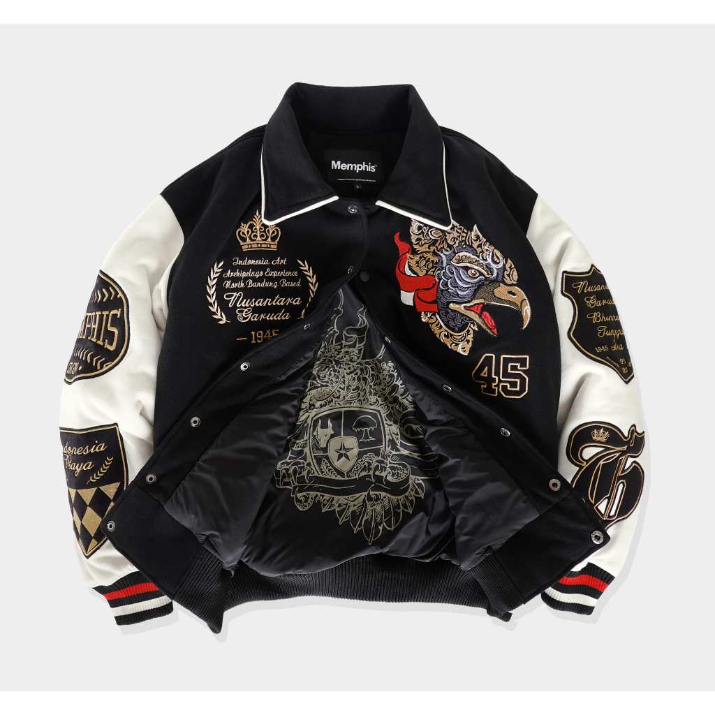 Varsity JACKET - GARUDA BLACK [limited edition] | Shopee Malaysia