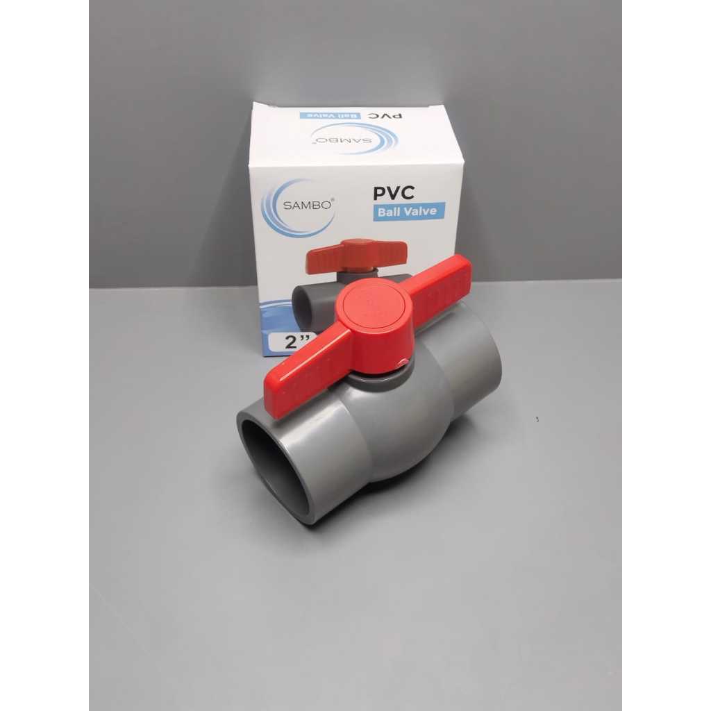 Ball Valve 2'' Stop Faucet PVC 2 Inch Sambo Stop Faucet Plastic 2 Inch ...