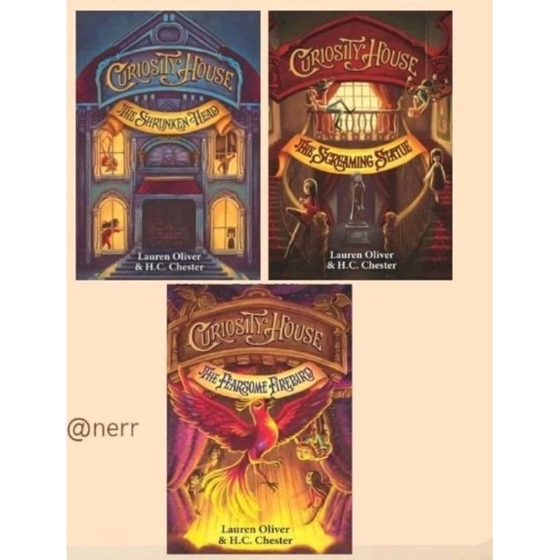 Curiosity House 1-3 by Lauren Oliver (english) | Shopee Malaysia