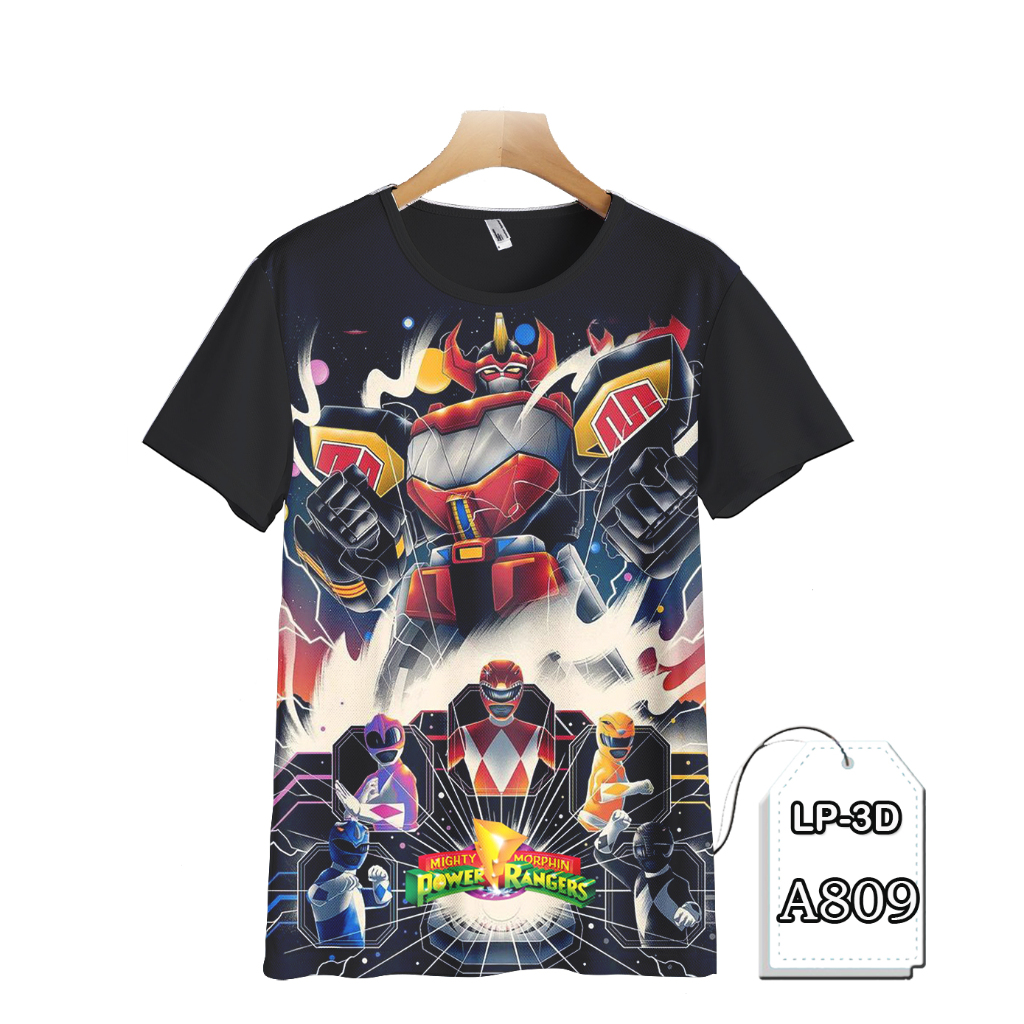 Power Rangers T-Shirt Mighty Morphin Power Rangers Kids Clothes ...