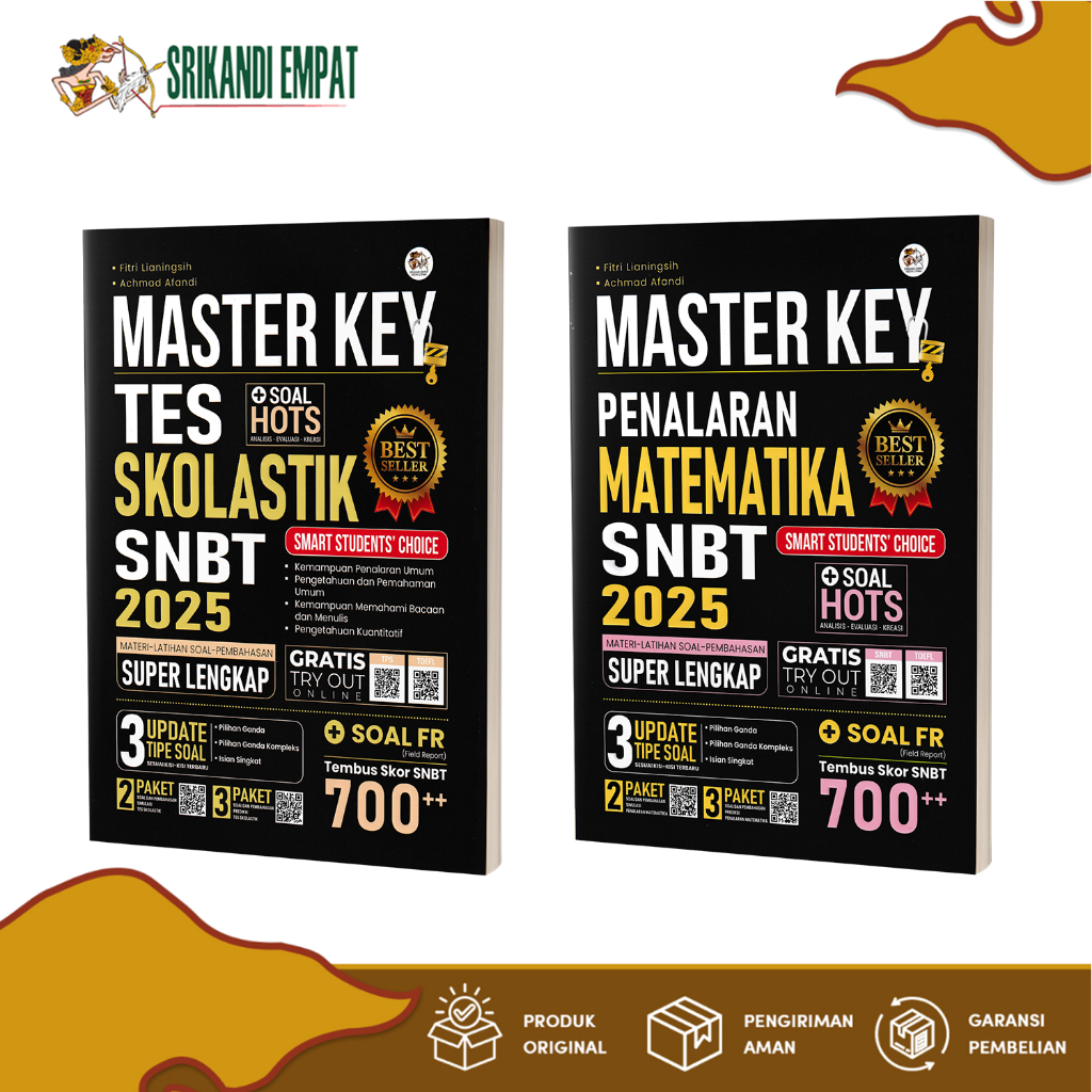 Snbt 2025 Master Key Book: Super Complete Scholastic And Mathematics ...