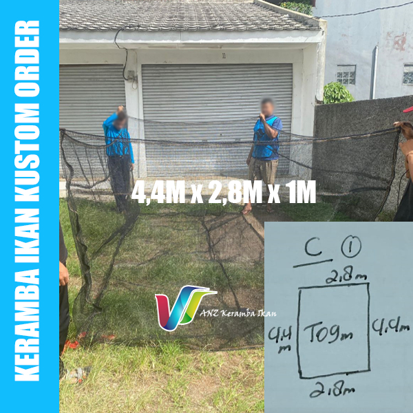 Rk 9mm2 3 bar waring Net Custom Fish Cages Ready To Use | Shopee Malaysia