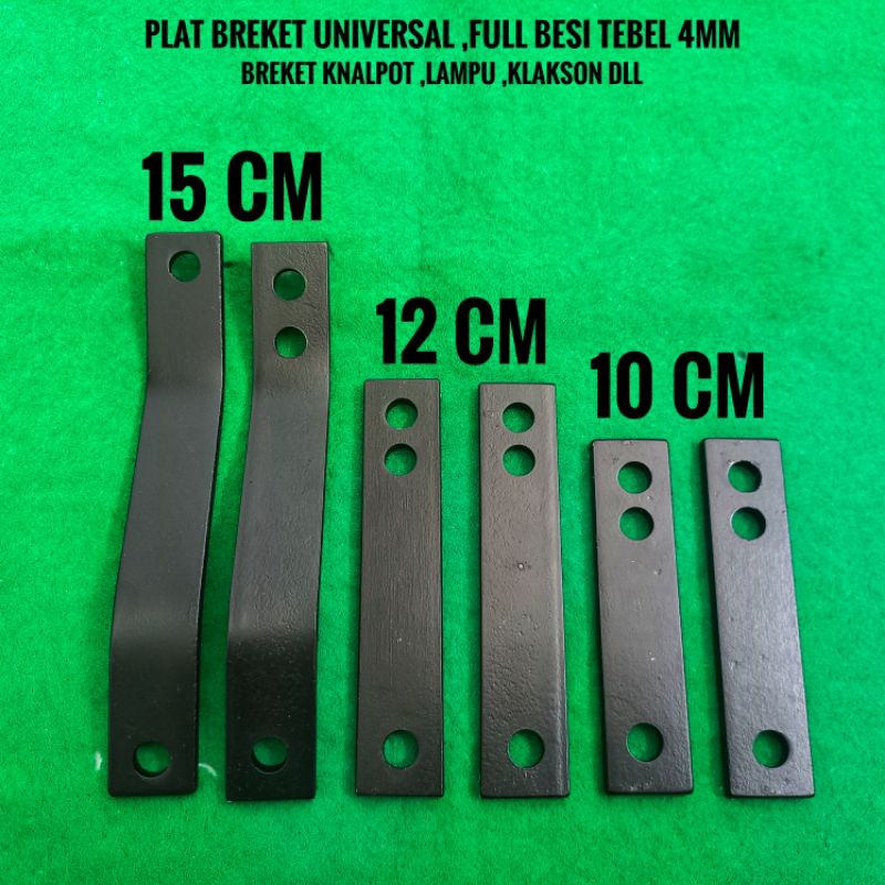 Multipurpose bracket plate made of full iron, 4mm thick. Exhaust ...