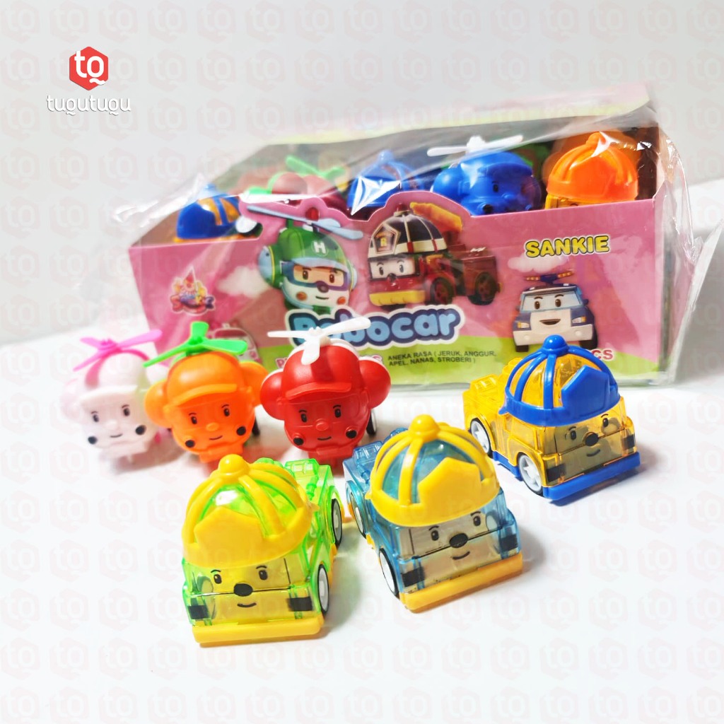 Robocar Poli Car Toy Candy Viral Fruit Flavor | Shopee Malaysia