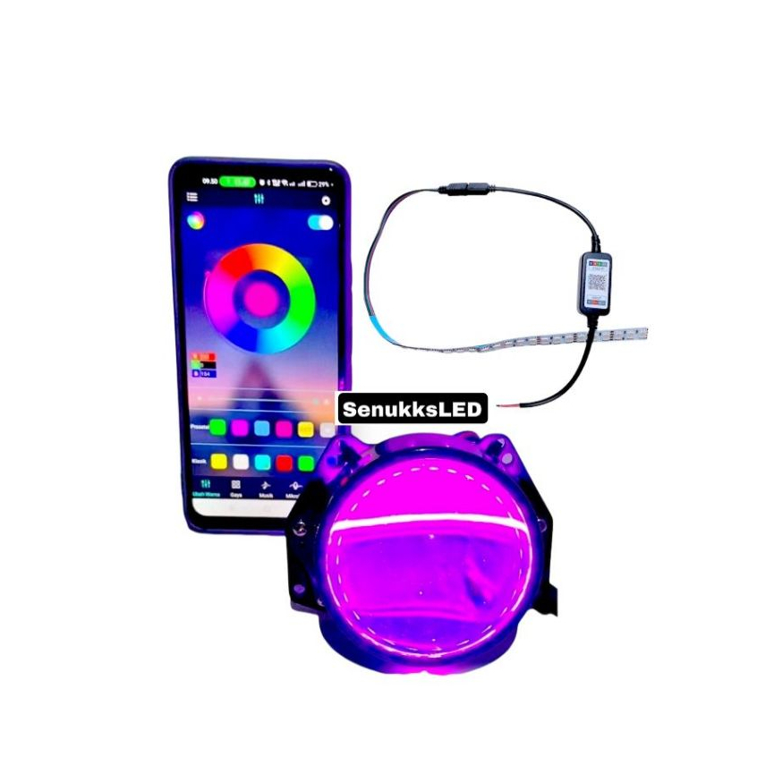 Devil EYE DEMON EYE RGB BLUETOOTH 210 Modes ALL Color DEVIL BILED DEMON ...
