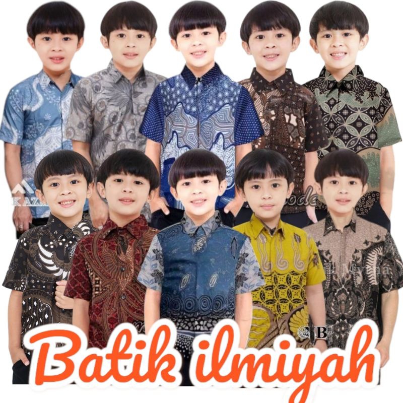 KEMEJA Latest Batik Shirts for Boys Ages 1 2 3 4 5 6 7 8 9 10 11 12 ...