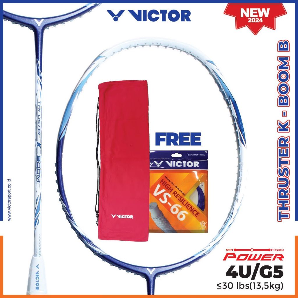 New Victor Thruster K Boom Badminton Racket Original | Shopee Malaysia